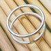 Double Ring 925 Sterling Silver Band for Men Women, Handmade Wedding ...