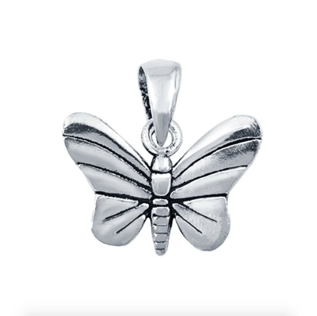 Mini Butterfly Charm for Jewelry Making | 925 Sterling Silver ...