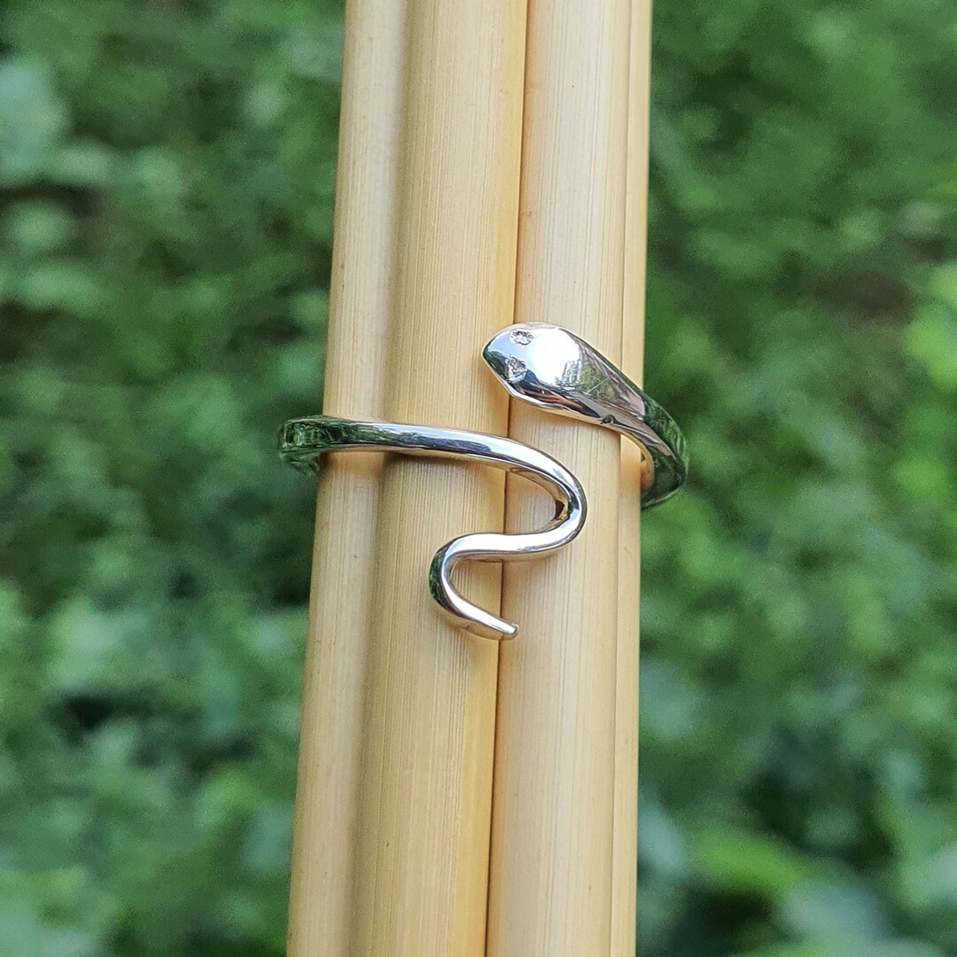 Adjustable Snake Ring by Femmesbijoux | Serpent Ring | Animal Lover ...