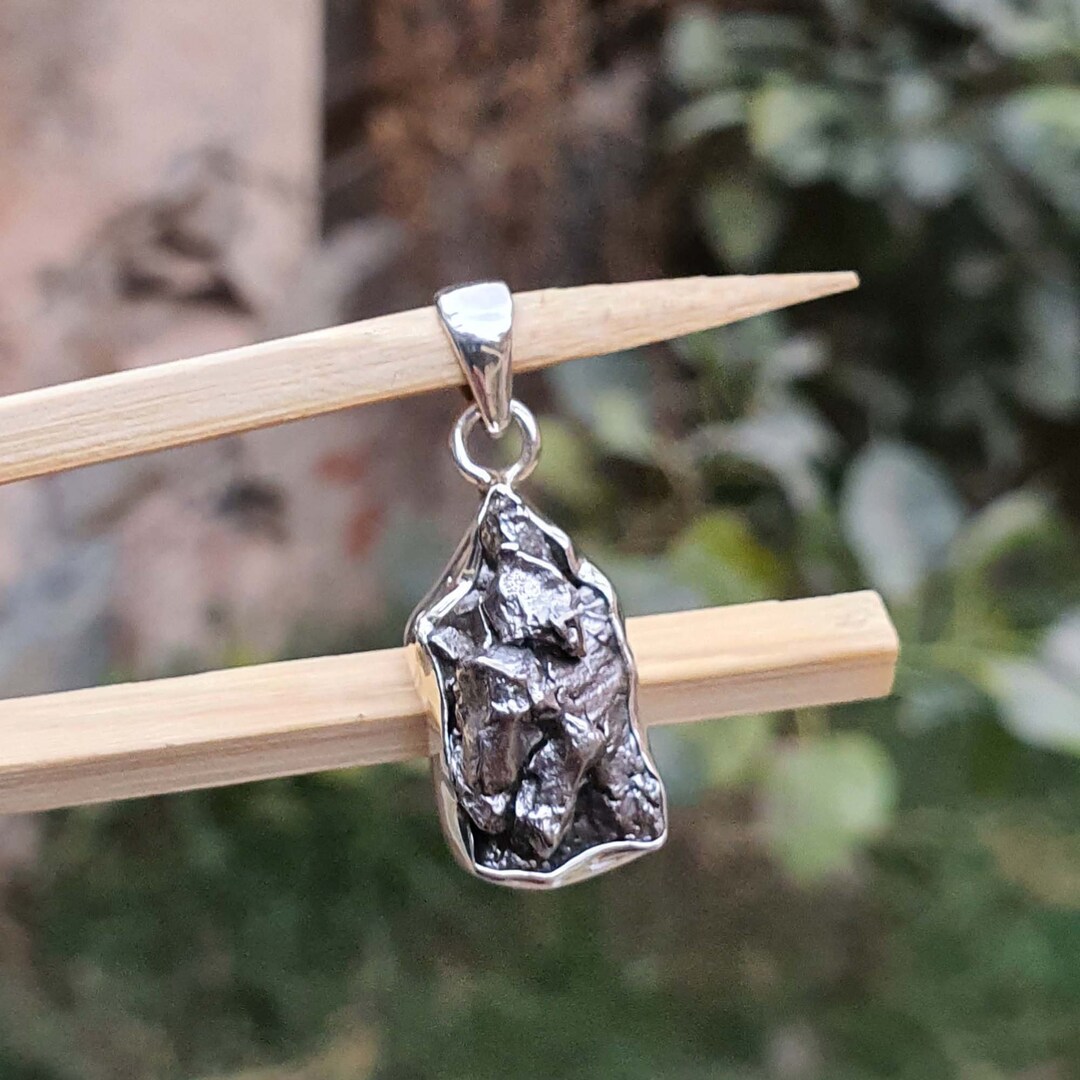 METEORITE Pendant | Campo Del Cielo Meteorite | Argentina Meteor | Iron ...