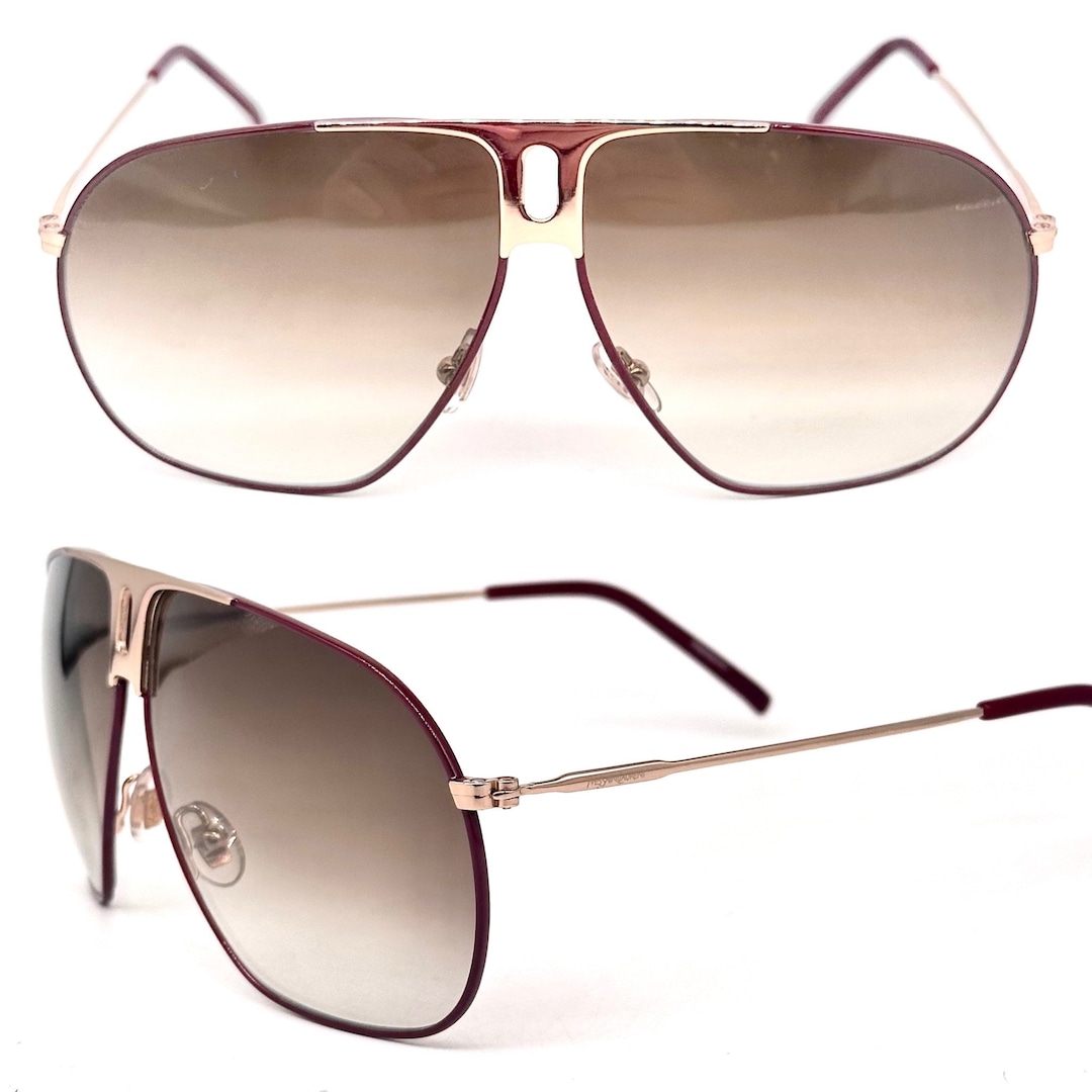YSL Saint Laurent 2117 Classy Aviator Sunglasses in Golden Metal W ...