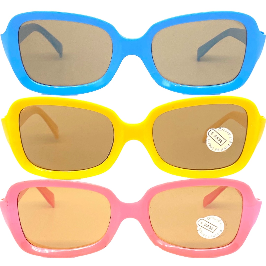 1960s NOS Colorful Mod Style Oversized Sunglasses Made in Italy, Coming ...
