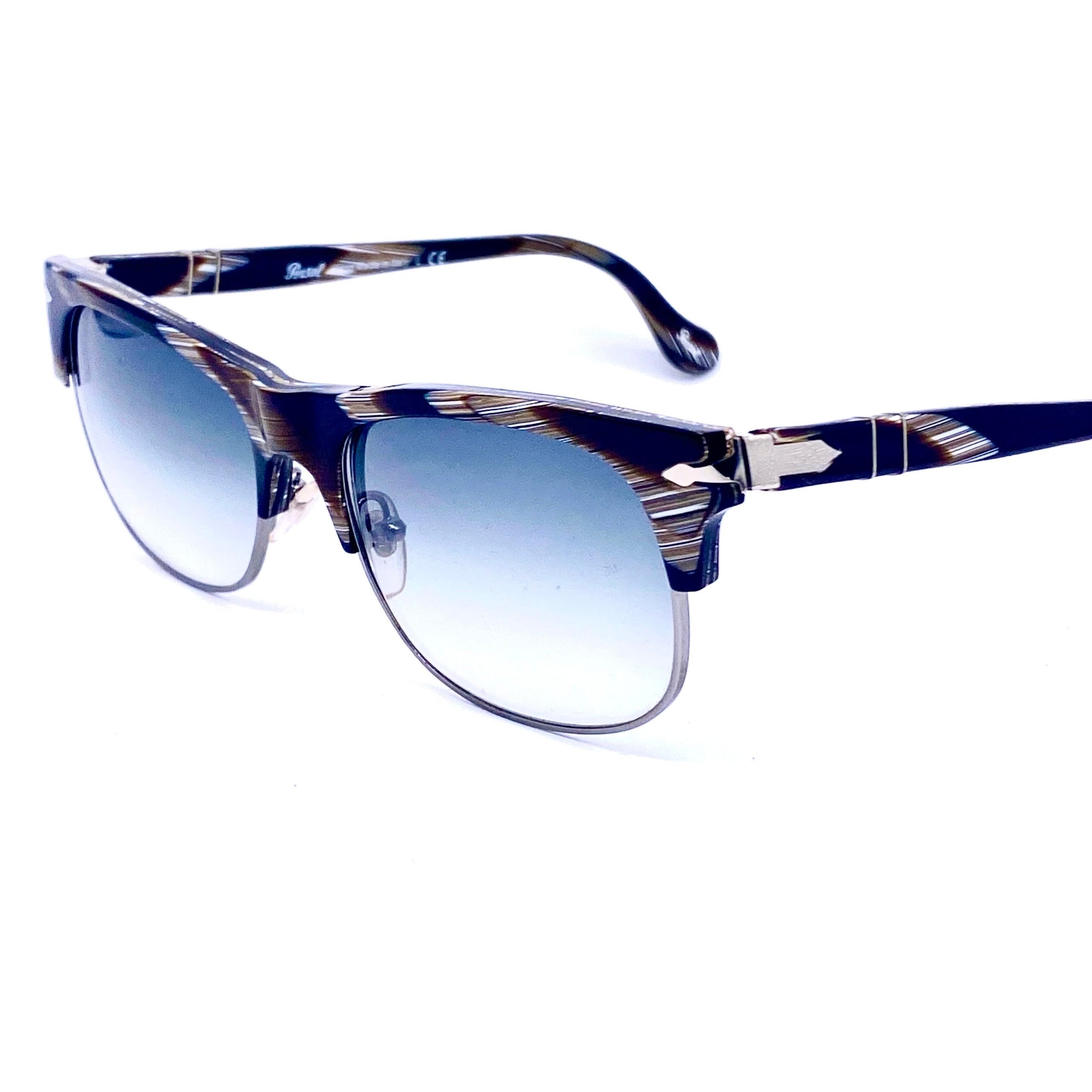 Persol Coolest Retro Buffalo Horn Textured Cello Square Clubmaster ...