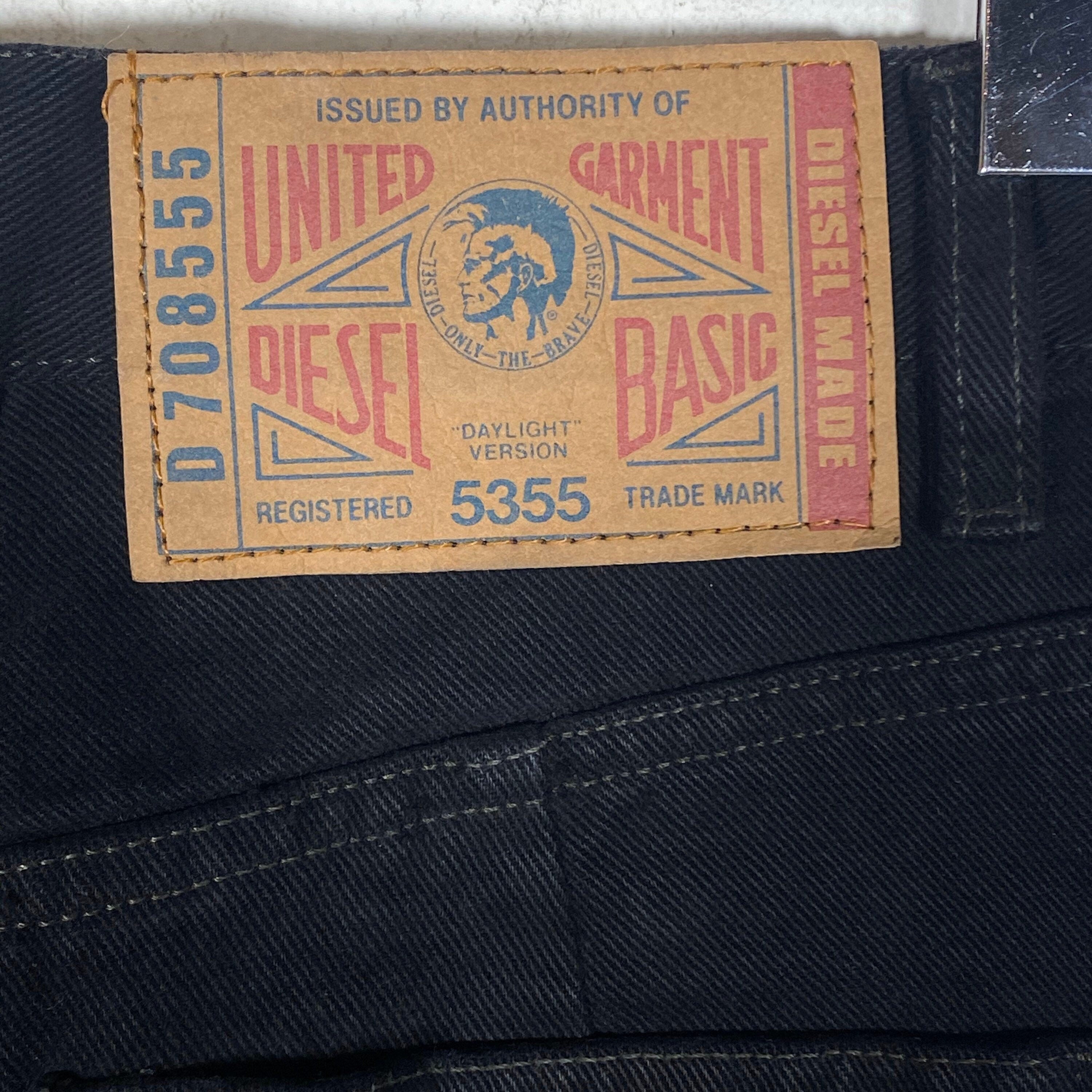 Diesel 90s NOS Black Jeans Denim Trousers Made in Italy, With Tags Size ...