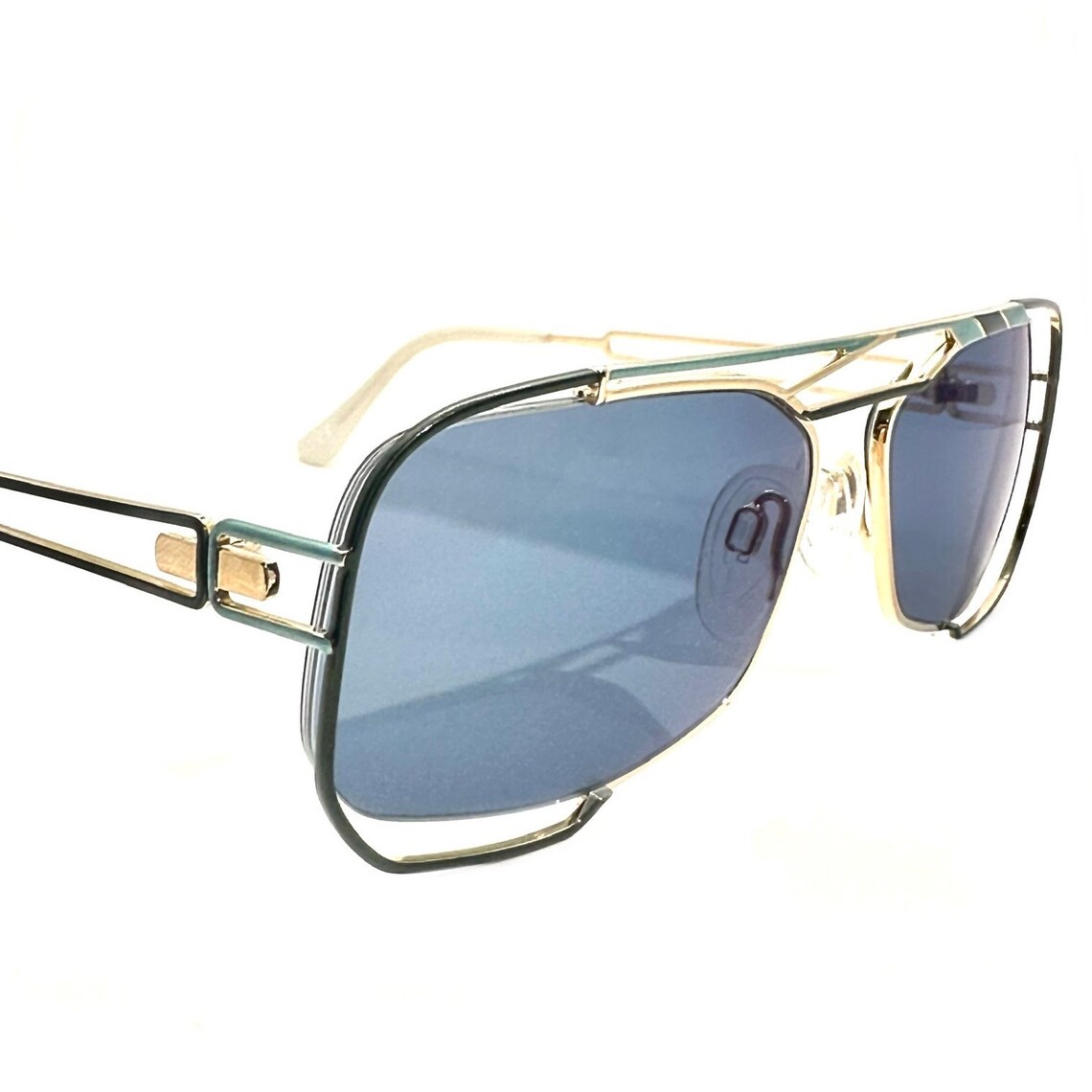 Neostyle Jet 222 902 Avant Garde Sunglasses; Gold W Green and Cyan ...