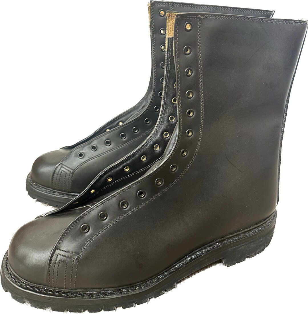 NOS 80s Italian Army Paratroopers Boots, Folgore Para Jumping Military ...