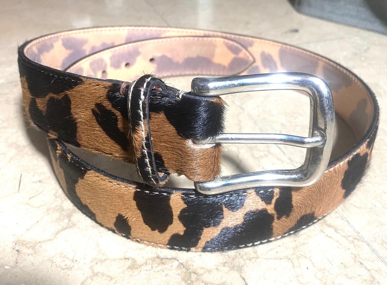 Cowhide Genuine Leather Belt With Brass Buckle, Many Colors and Sizes ...