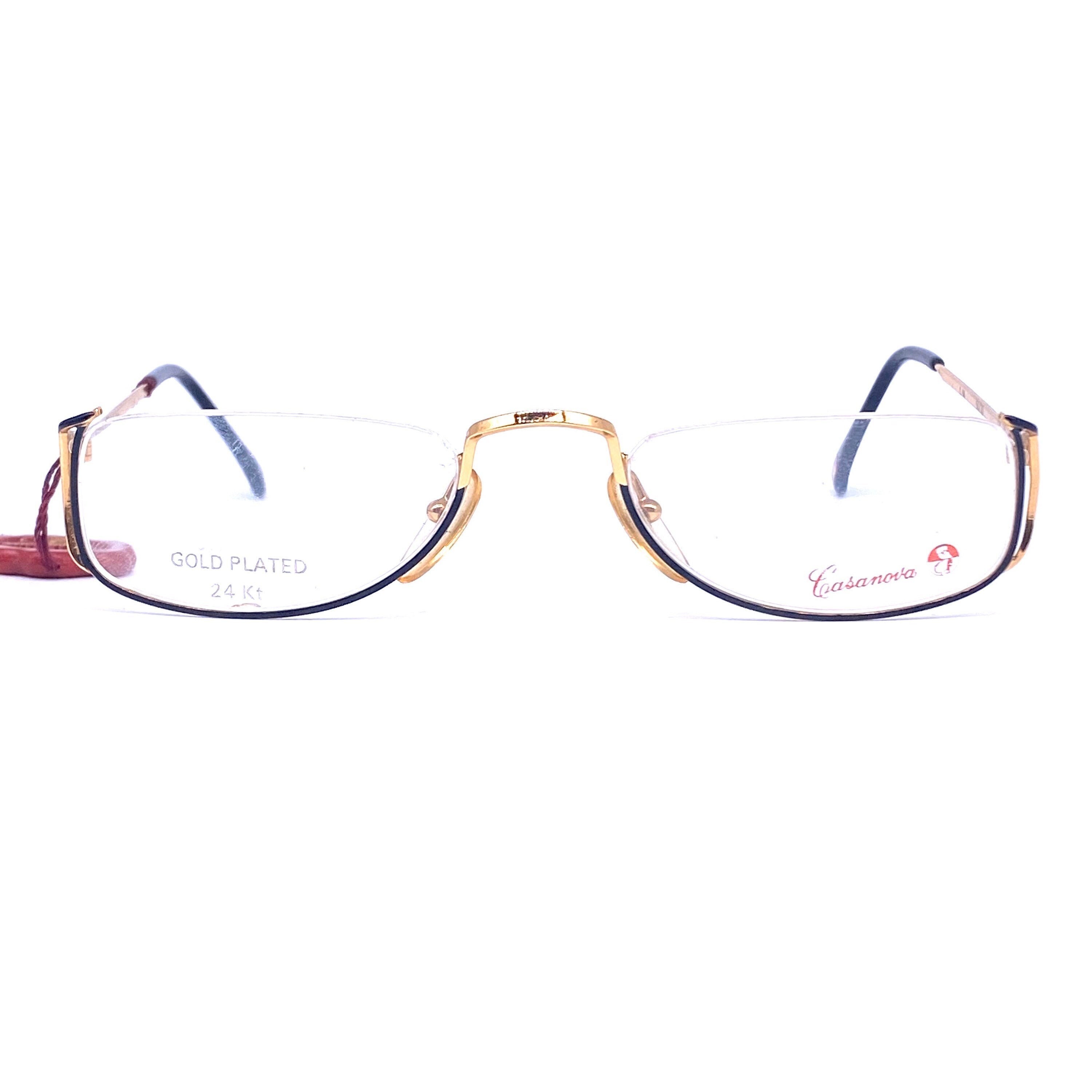 Casanova Half Moon Reading Spectacles 24k Gold, Nos 80s Italy - Etsy