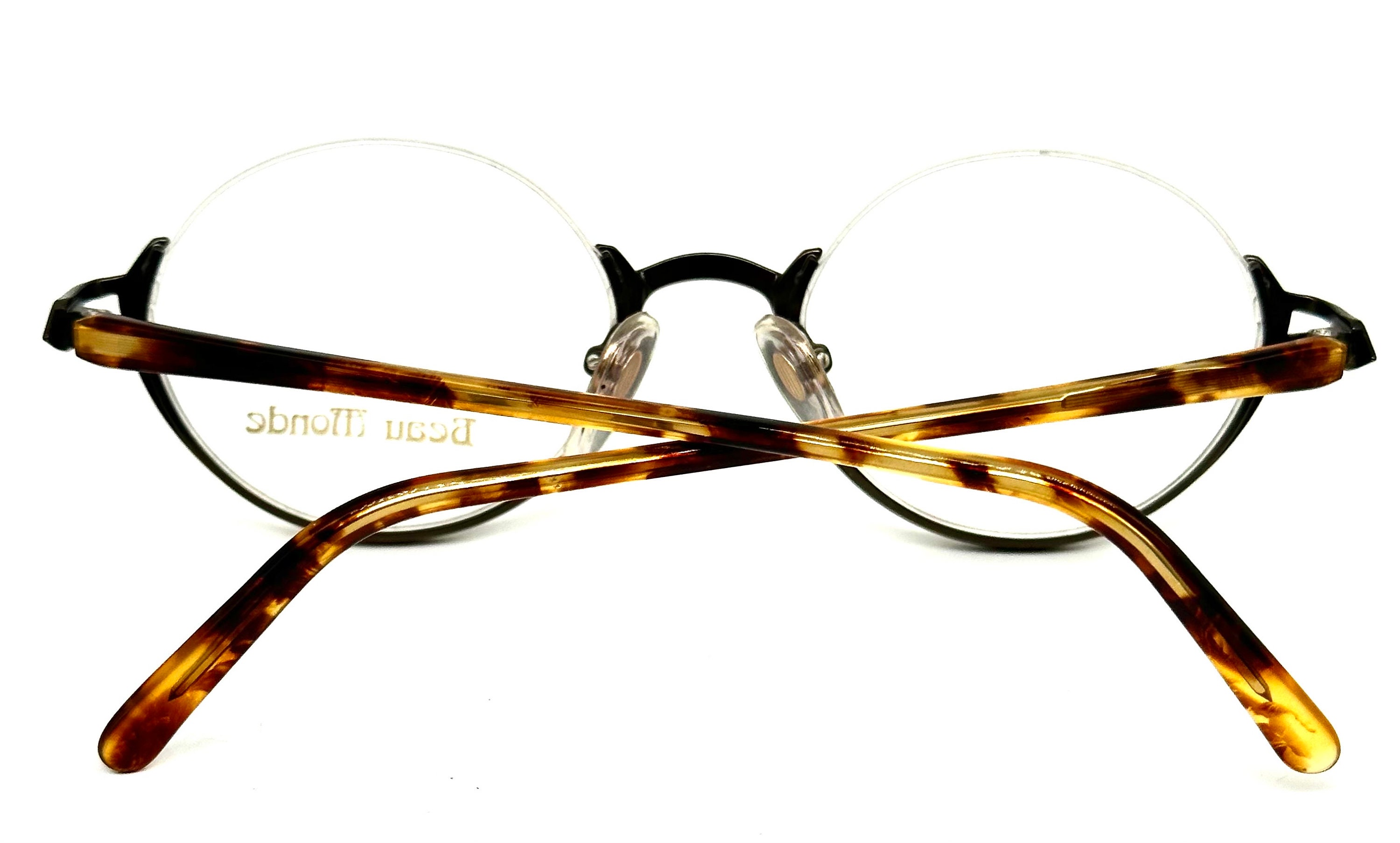 Beau Monde Milford Outstanding Round Half Rimmed Antique Brass ...