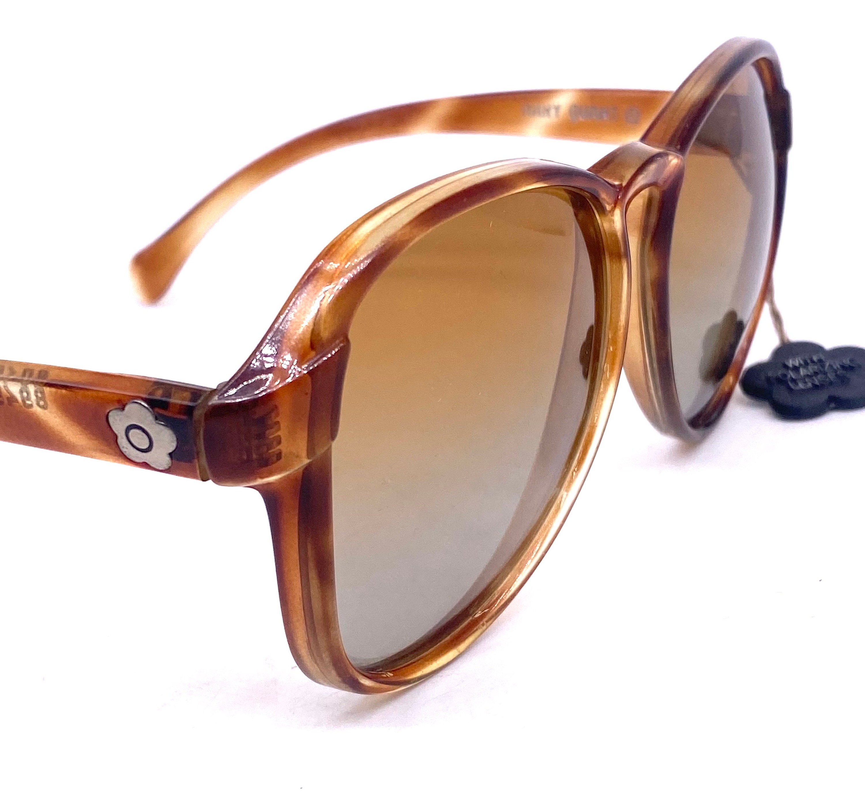 Mary Quant 1960s Iconic Funky Tortoise Drop Shaped Oversized Sunglasses ...