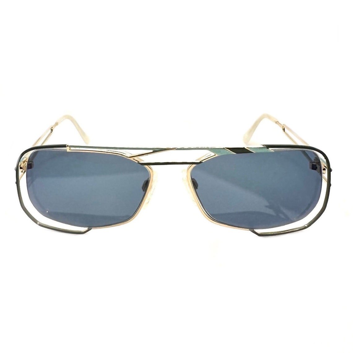 Neostyle Jet 222 902 Avant Garde Sunglasses; Gold W Green and Cyan ...