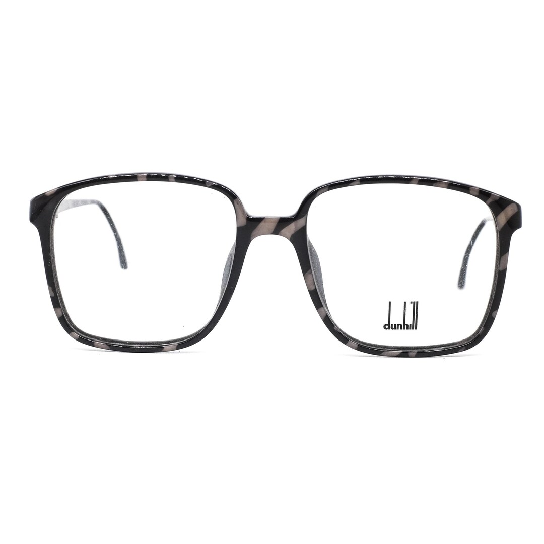 Dunhill 6112 Large Square Black Acetate Eyeglasses Frames Made in ...