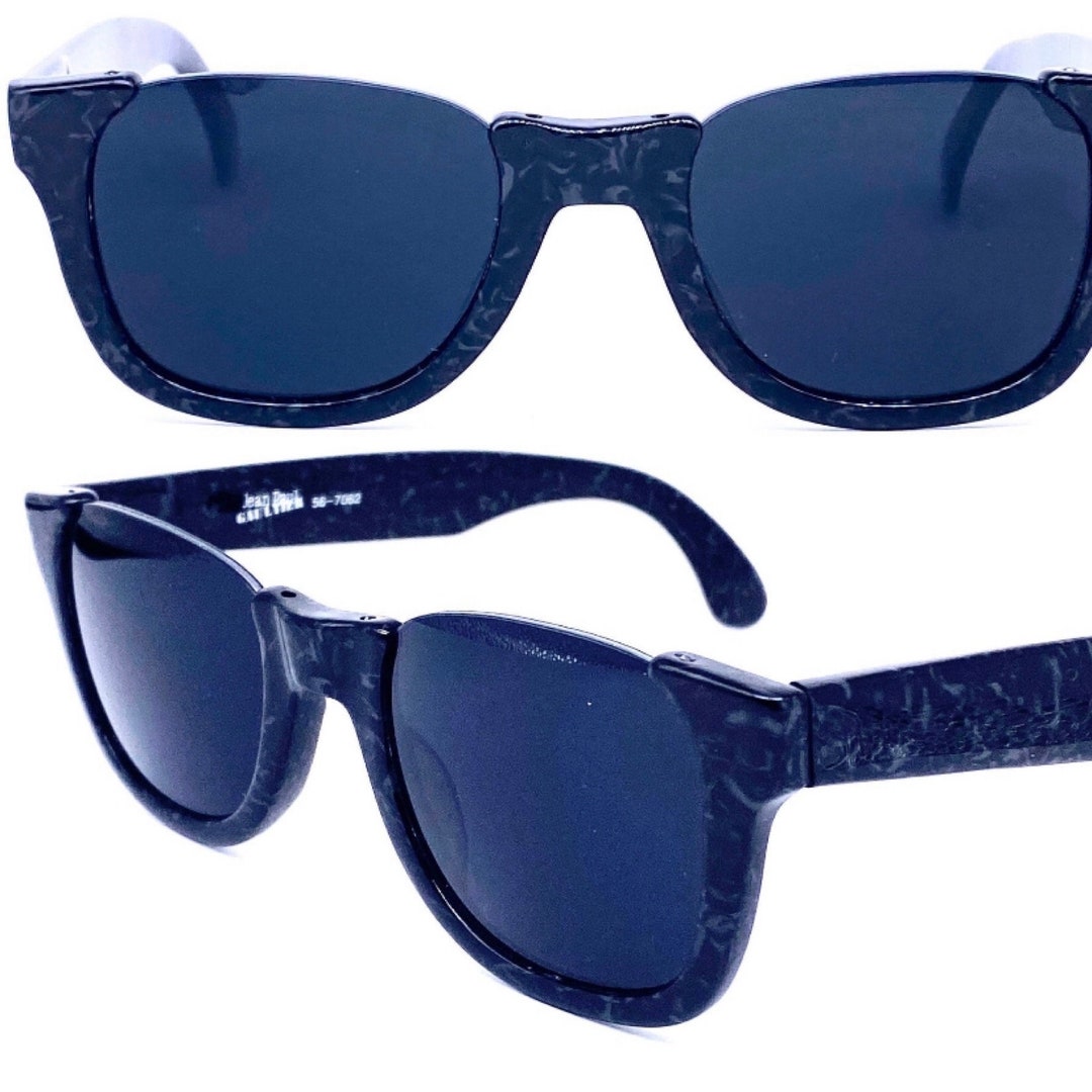 Jean Paul Gaultier 56-7062 Coolest Half Rim Wayfarer Sunglasses in ...