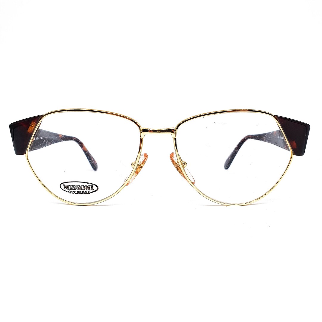 Missoni M165 Classic Vintage Cello Wayfarer Inspired Gold/brown ...
