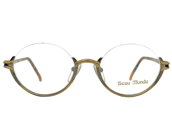 Beau Monde Milford outstanding round half rimmed anti… - Gem