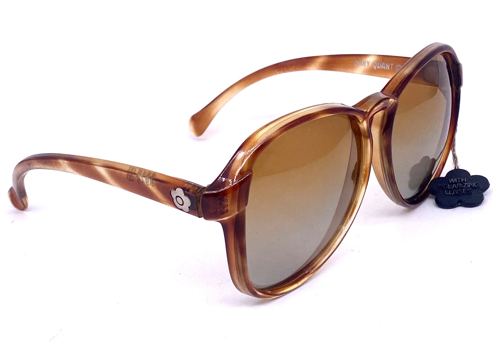 Mary Quant 1960s Iconic Funky Tortoise Drop Shaped Oversized Sunglasses ...
