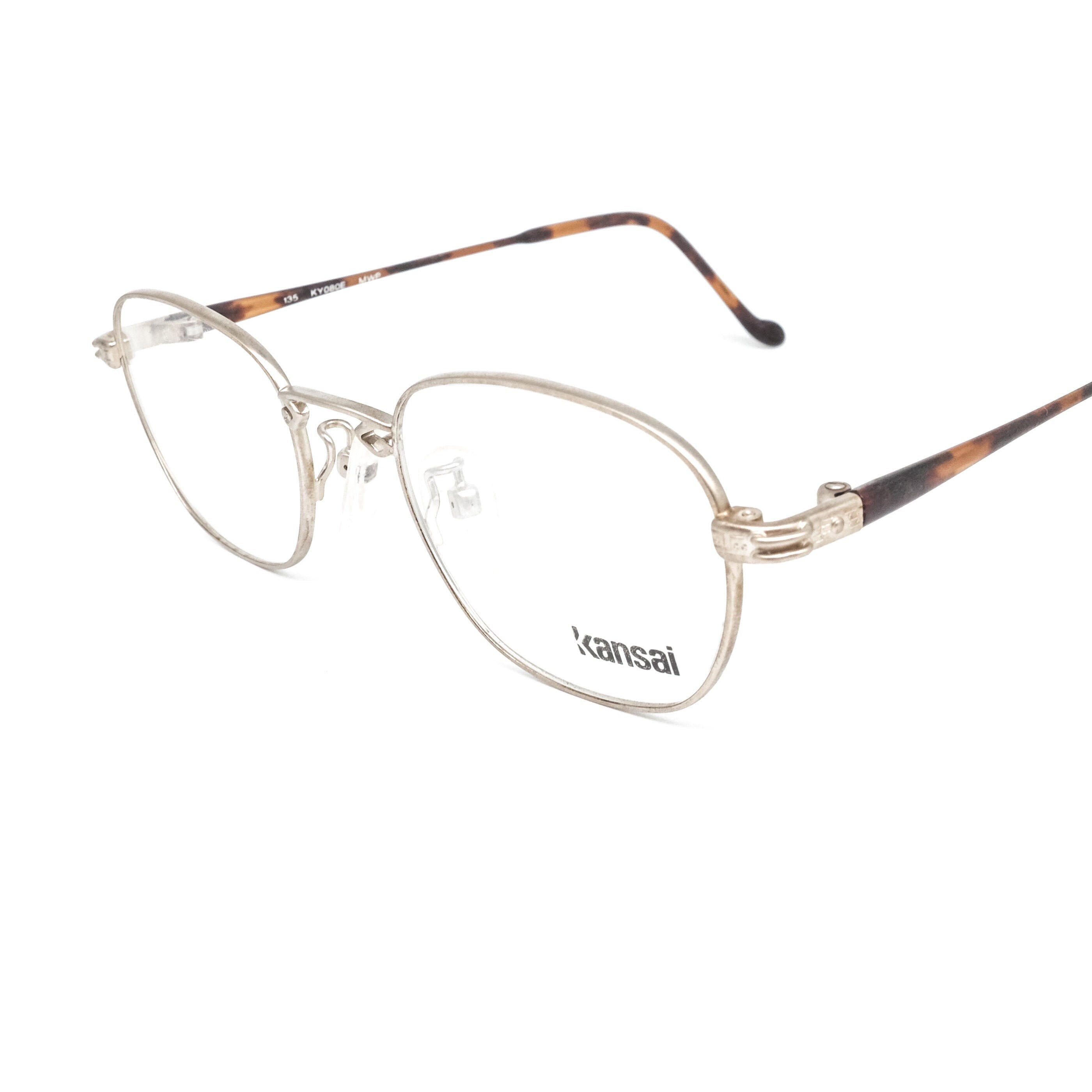 Kansai Steampunk Square Antique Metal Metal Eyeglasses With Tortoise ...