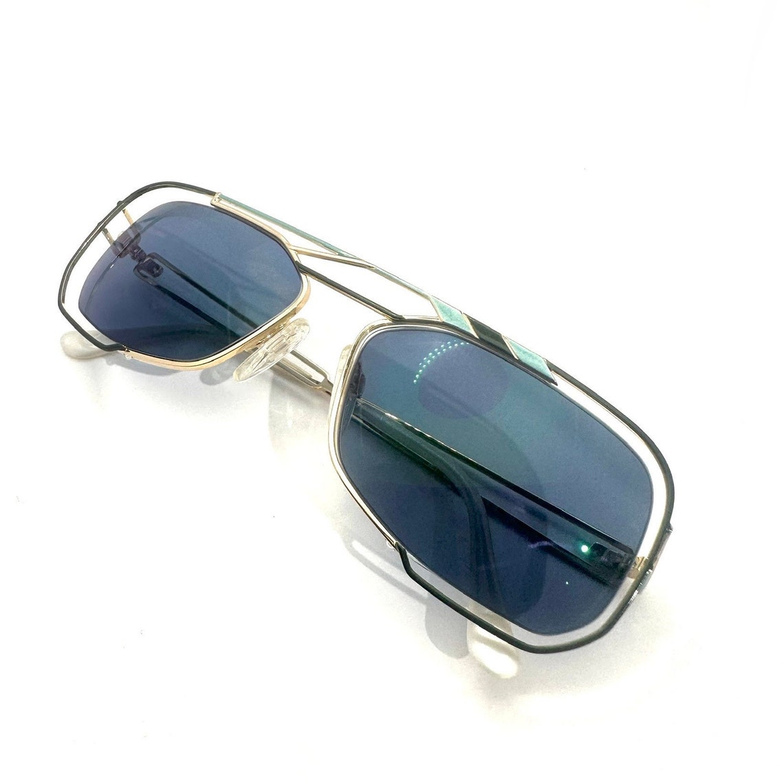 Neostyle Jet 222 902 Avant Garde Sunglasses; Gold W Green and Cyan ...