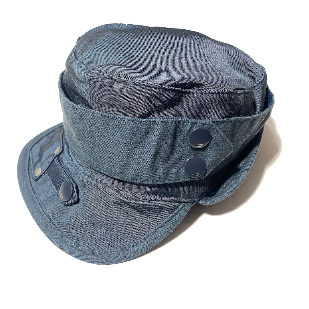 Diesel Vintage Navy Russian Military Style Beret / Hat Made in Italy ...