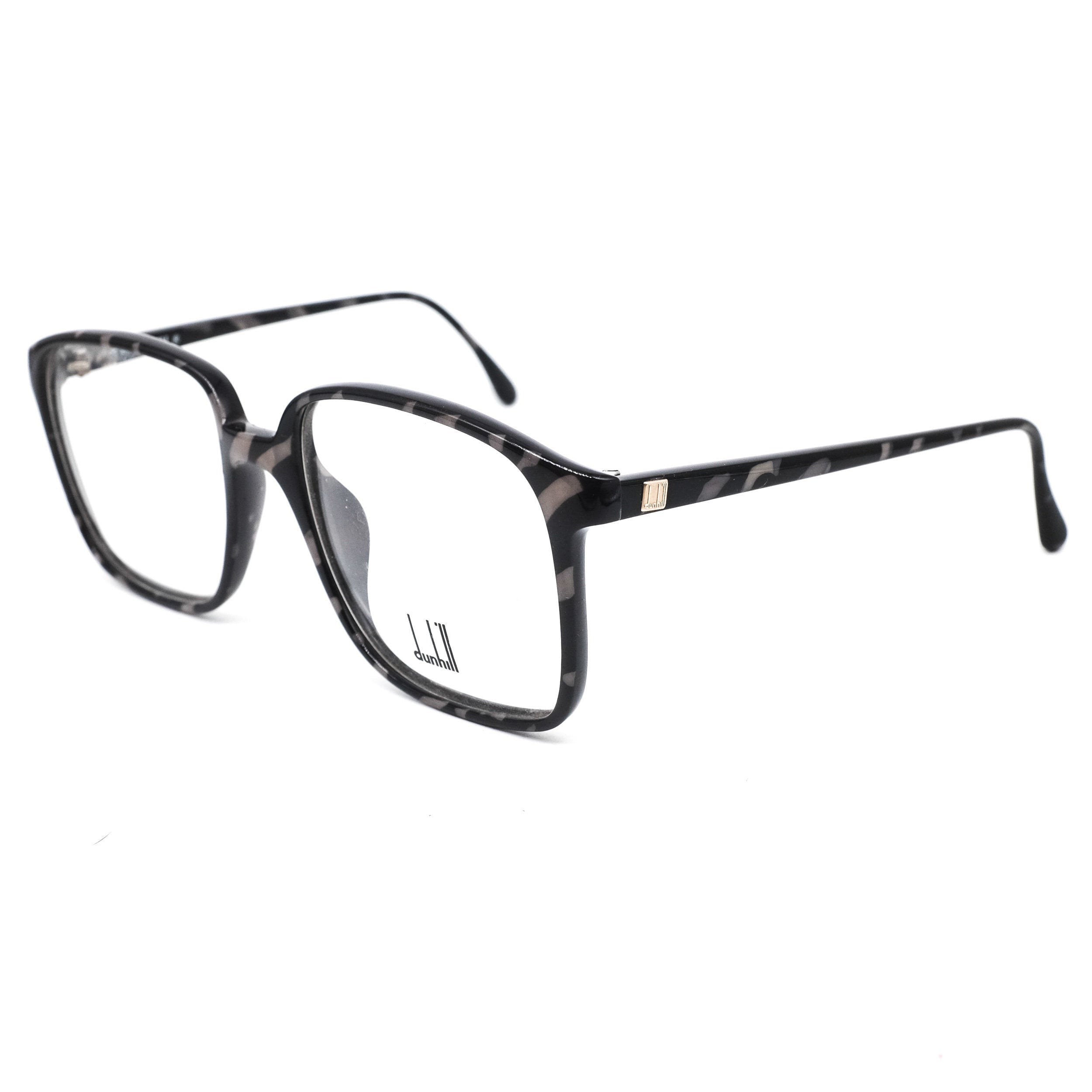Dunhill 6112 Large Square Black Acetate Eyeglasses Frames Made in ...