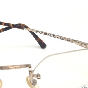 Ralph Lauren Polo Classic XL Retro Deco Style Rectangular Rimless ...