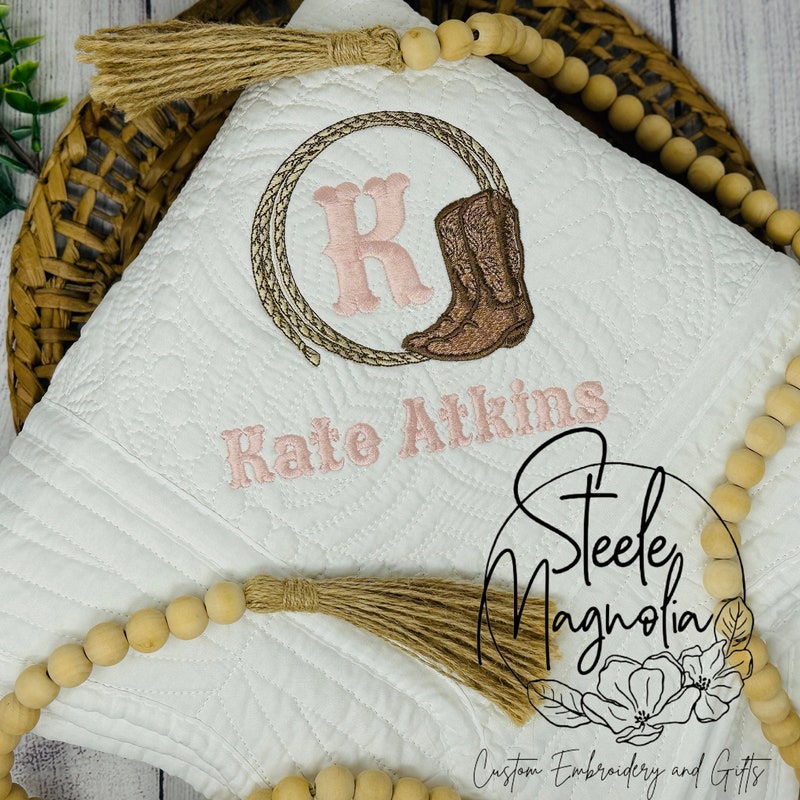 Baby Girl Quilt Cowgirl - Etsy