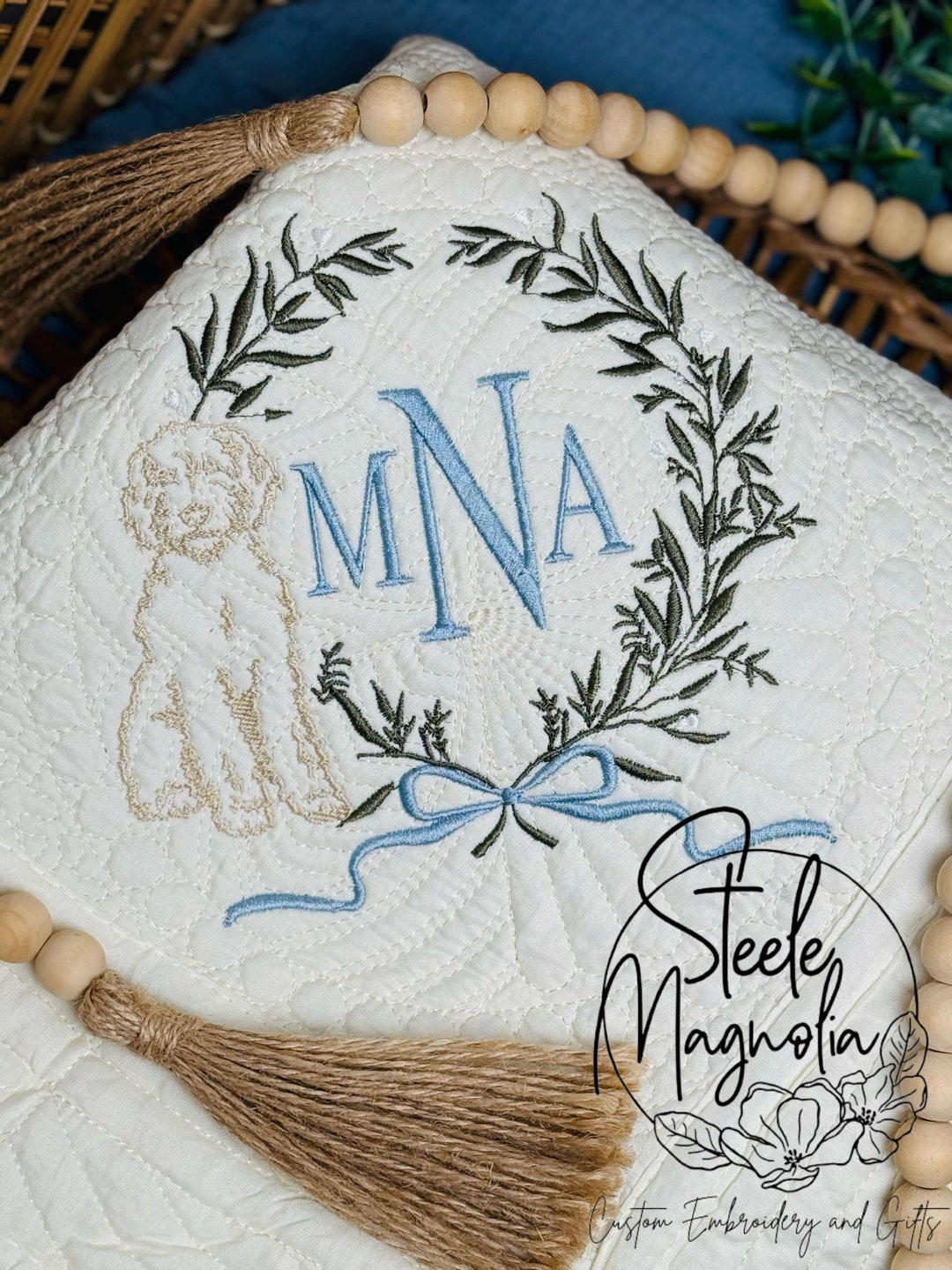 Goldendoodle Baby Blanket Goldendoodle Nursery Decor Custom Baby ...