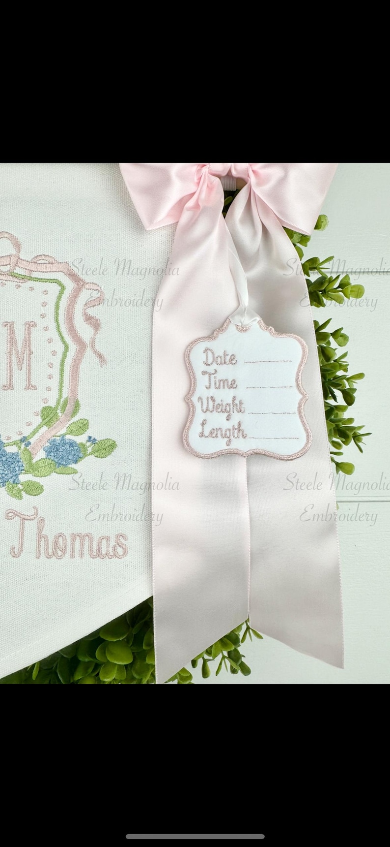 Baby Banner Birth Stat Tag Add-on - Etsy UK