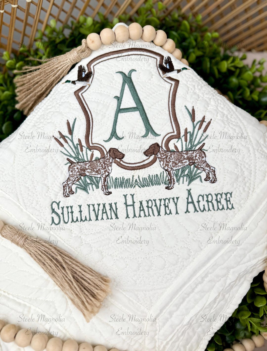 German Shorthaired Pointer Dog Baby Boy Blanket Nursery Decor ...