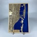 Epoxy Resin Barcelona City Laser Cut Layered Map / 3D Map / Handmade ...