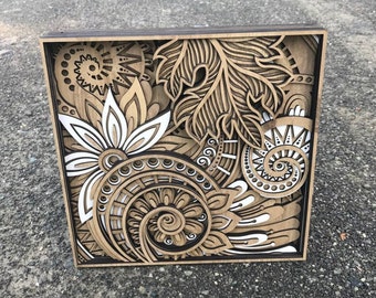 Layered Wood Art - Etsy