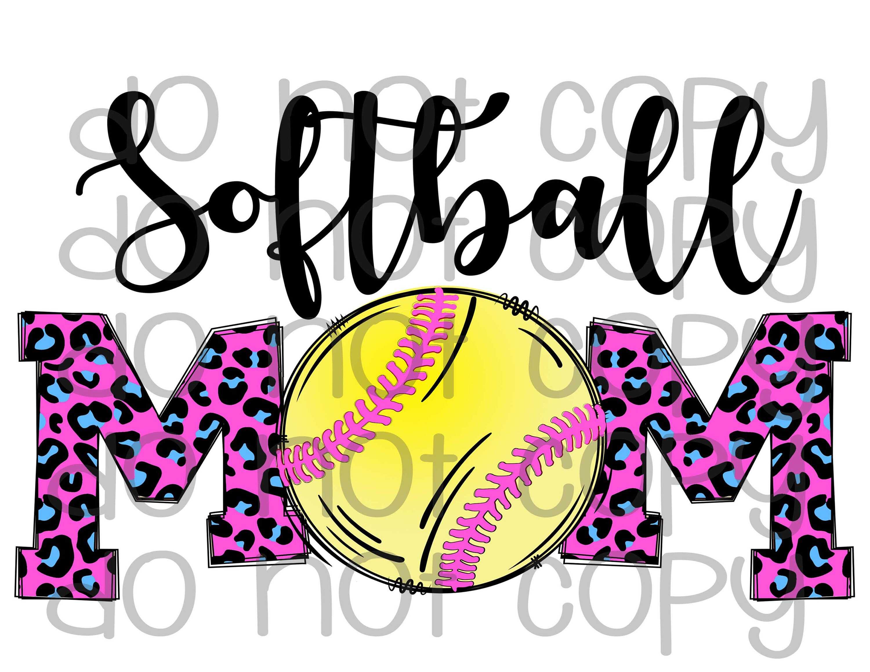 Neon Softball Mom PNG, Sublimation PNG, Digital Download - Etsy