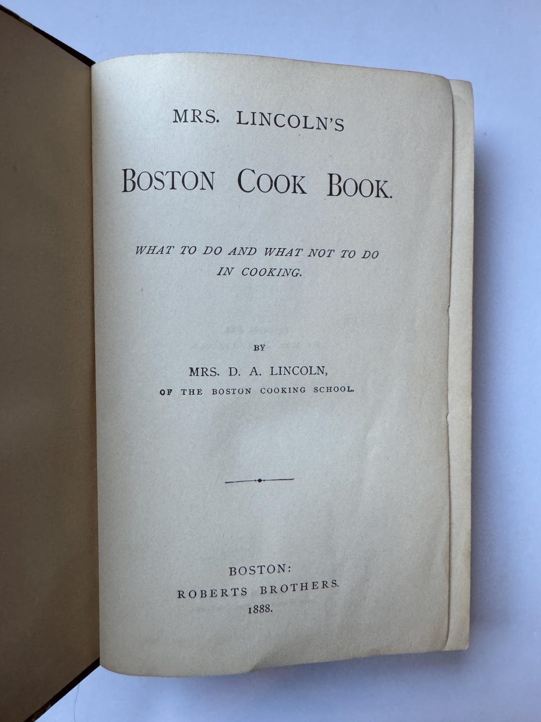 1888 Mrs. Lincoln's Boston Cook Book - Antique Cookbook - Etsy