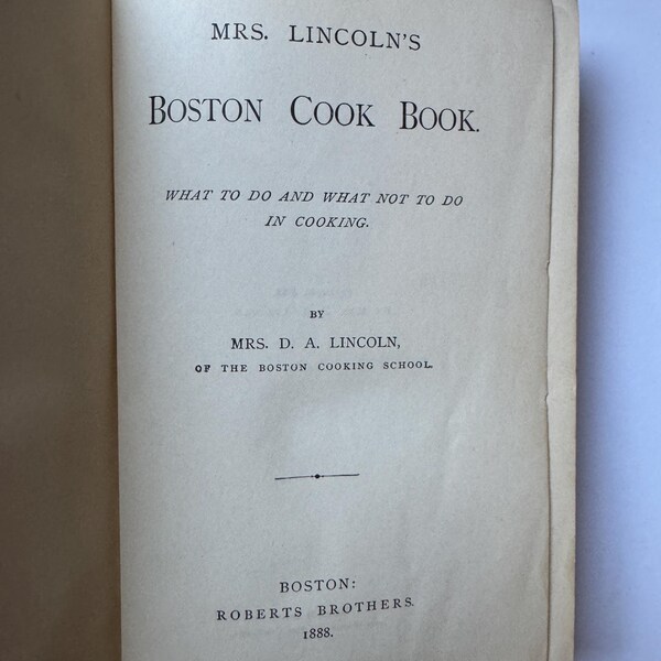 Antique Cookbook - Etsy