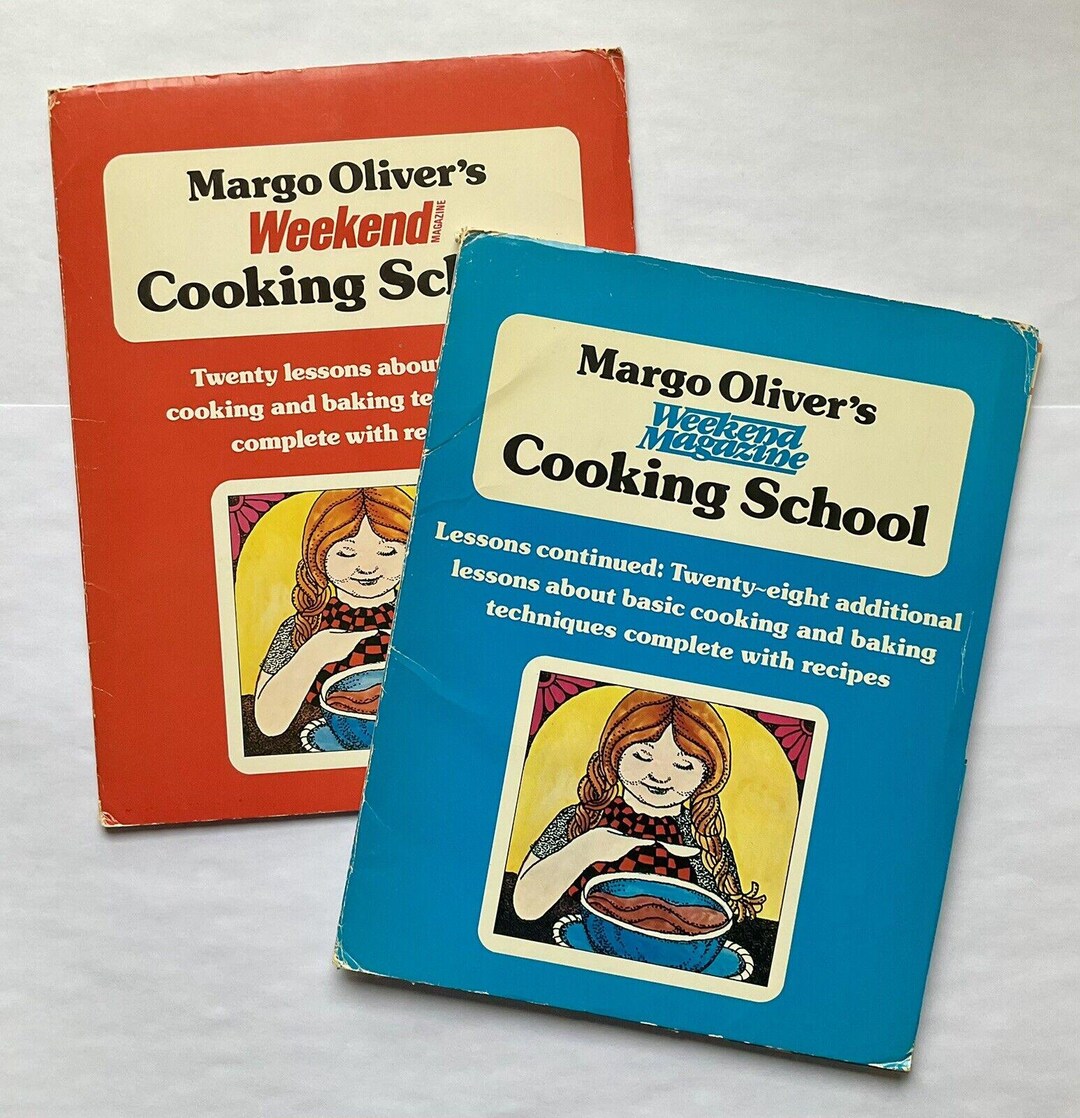 1970s: Margo Oliver's Cooking School - Two Folders - Vintage Cookbooks ...