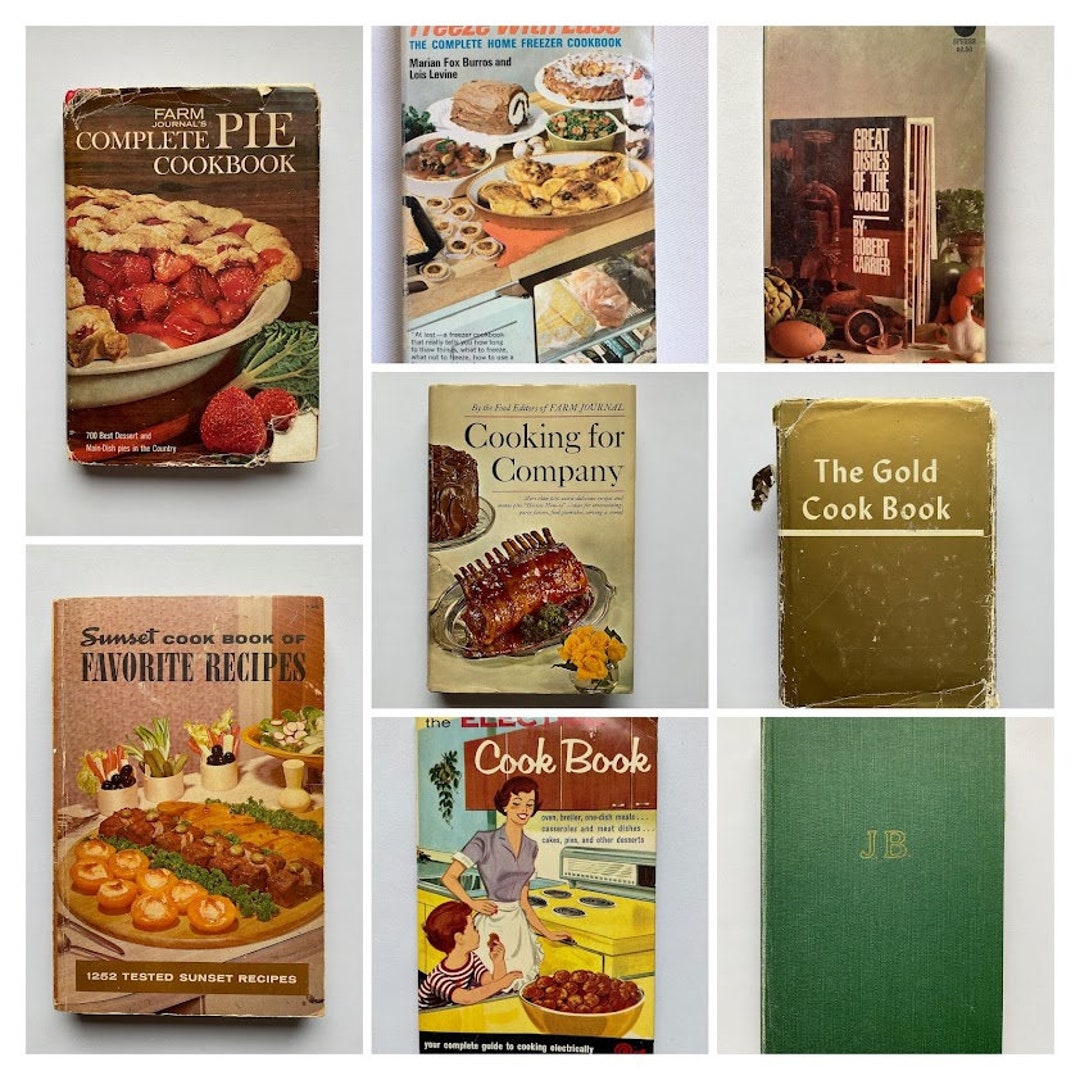 Lot of 8 Vintage Cookbooks Published in the 1960s - Etsy