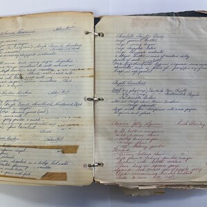 Handwritten Recipe - Etsy