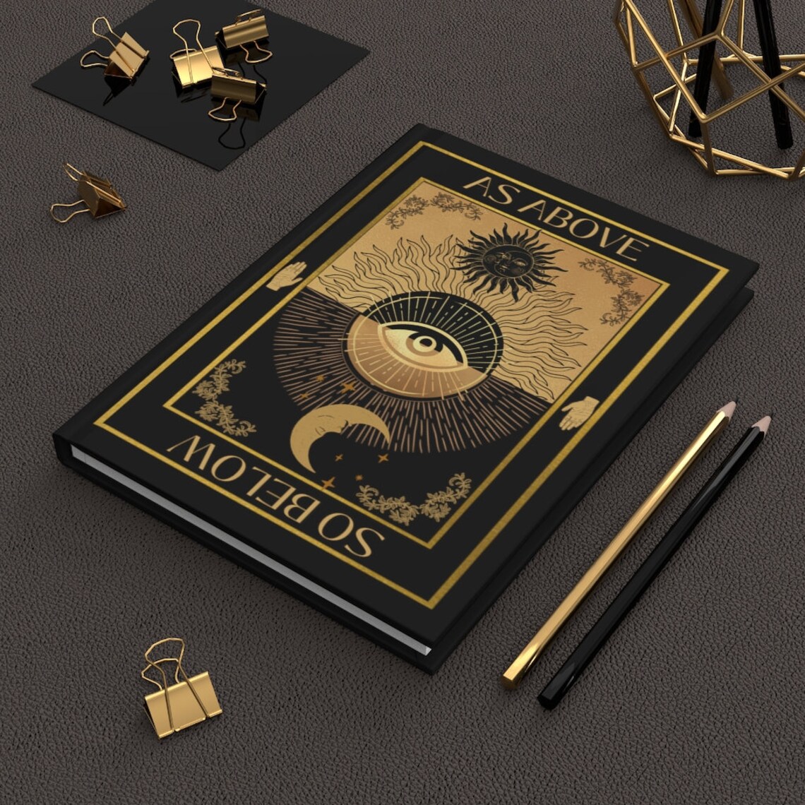As Above so Below Journal, Occult Esoteric Notebook , Witch Altar ...