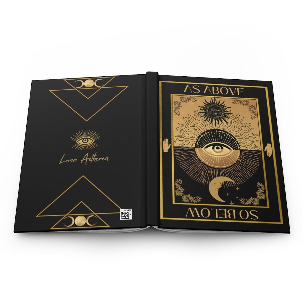 As Above so Below Journal, Occult Esoteric Notebook , Witch Altar ...
