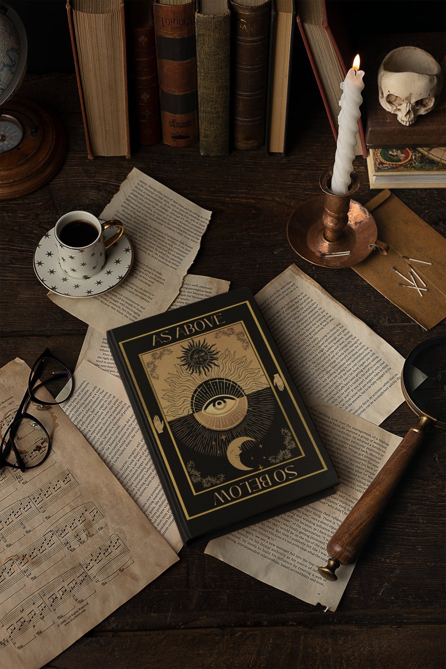 As Above so Below Journal, Occult Esoteric Notebook , Witch Altar ...