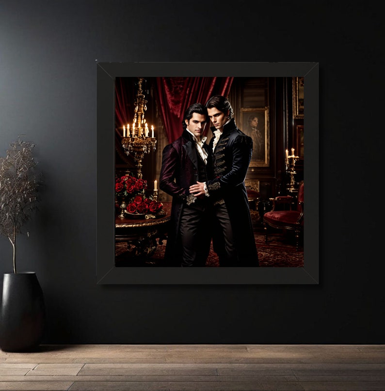 Midnight Aristocrats Vampire Digital Art Printable, Prince,gothic ...