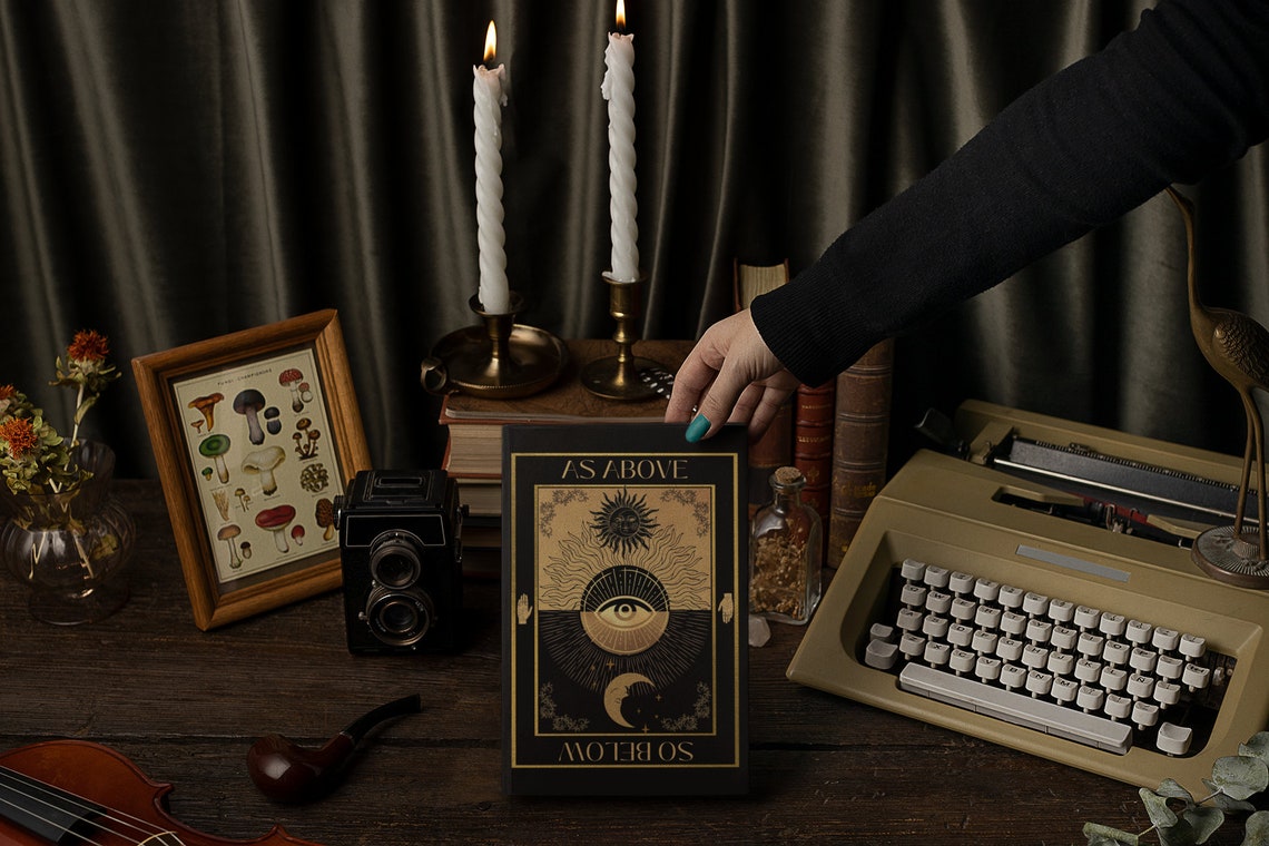 As Above so Below Journal, Occult Esoteric Notebook , Witch Altar ...