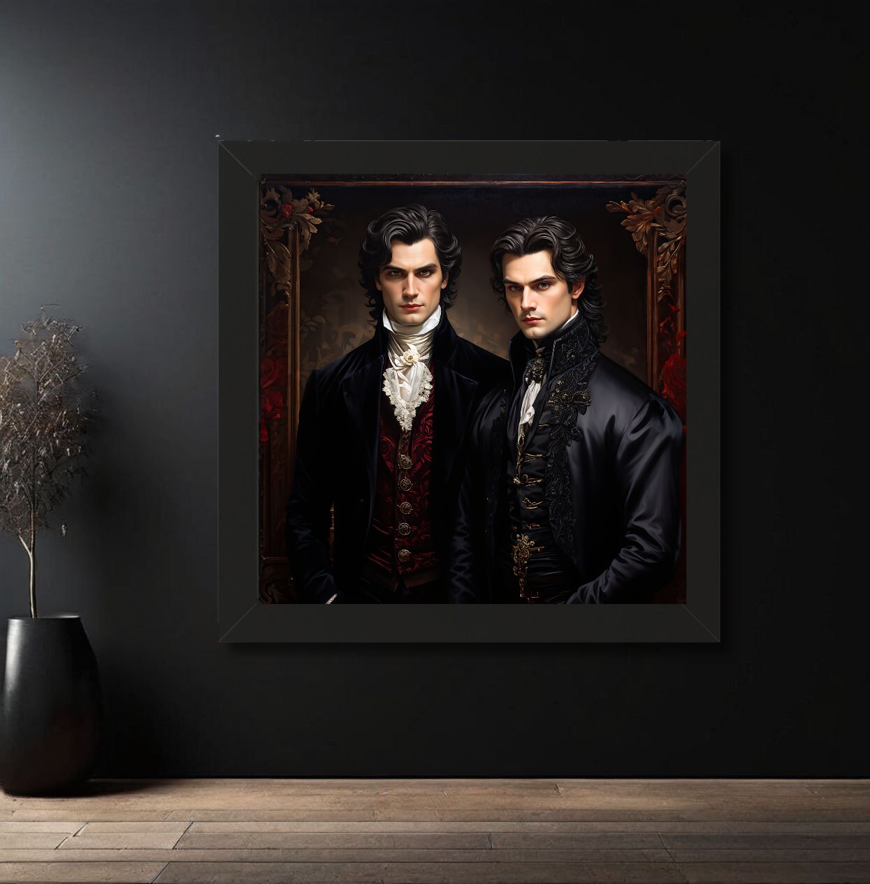Midnight Aristocrats Vampire Matte Vertical Poster, Gothic Poster ...