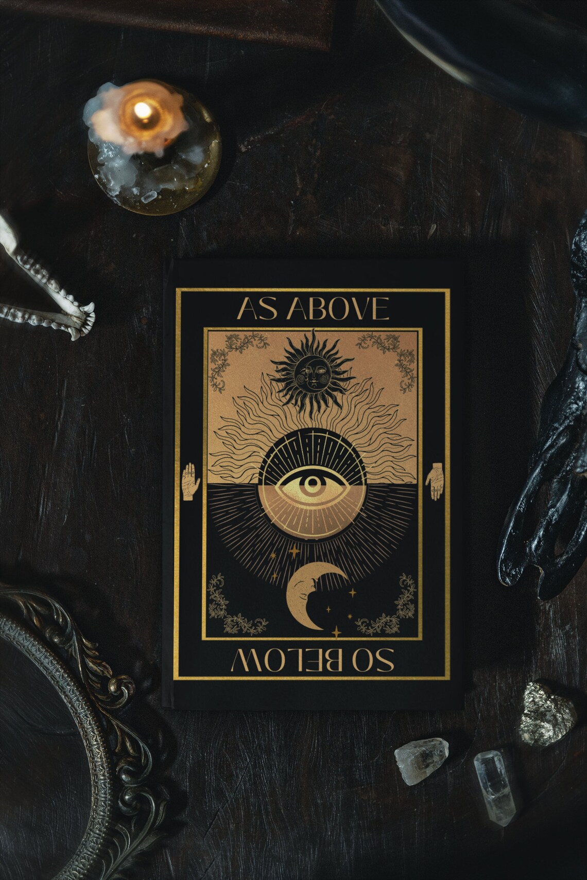 As Above so Below Journal, Occult Esoteric Notebook , Witch Altar ...