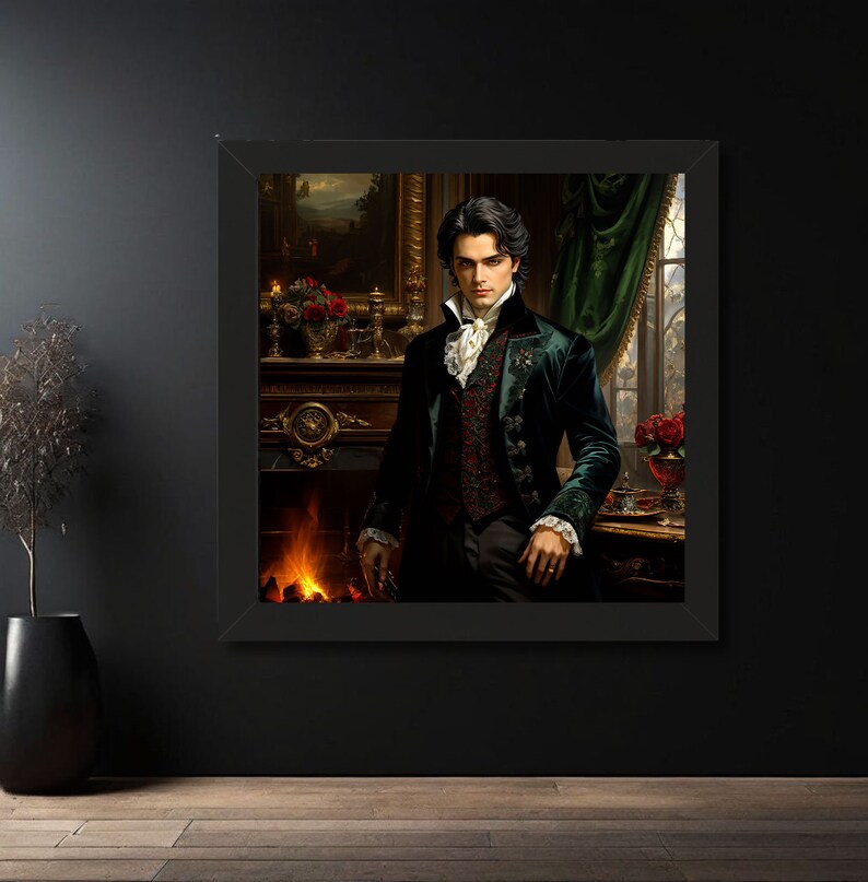 Midnight Aristocrats Vampire Digital Art Printable, Prince,gothic ...