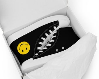 Smiley Face Converse - Etsy UK