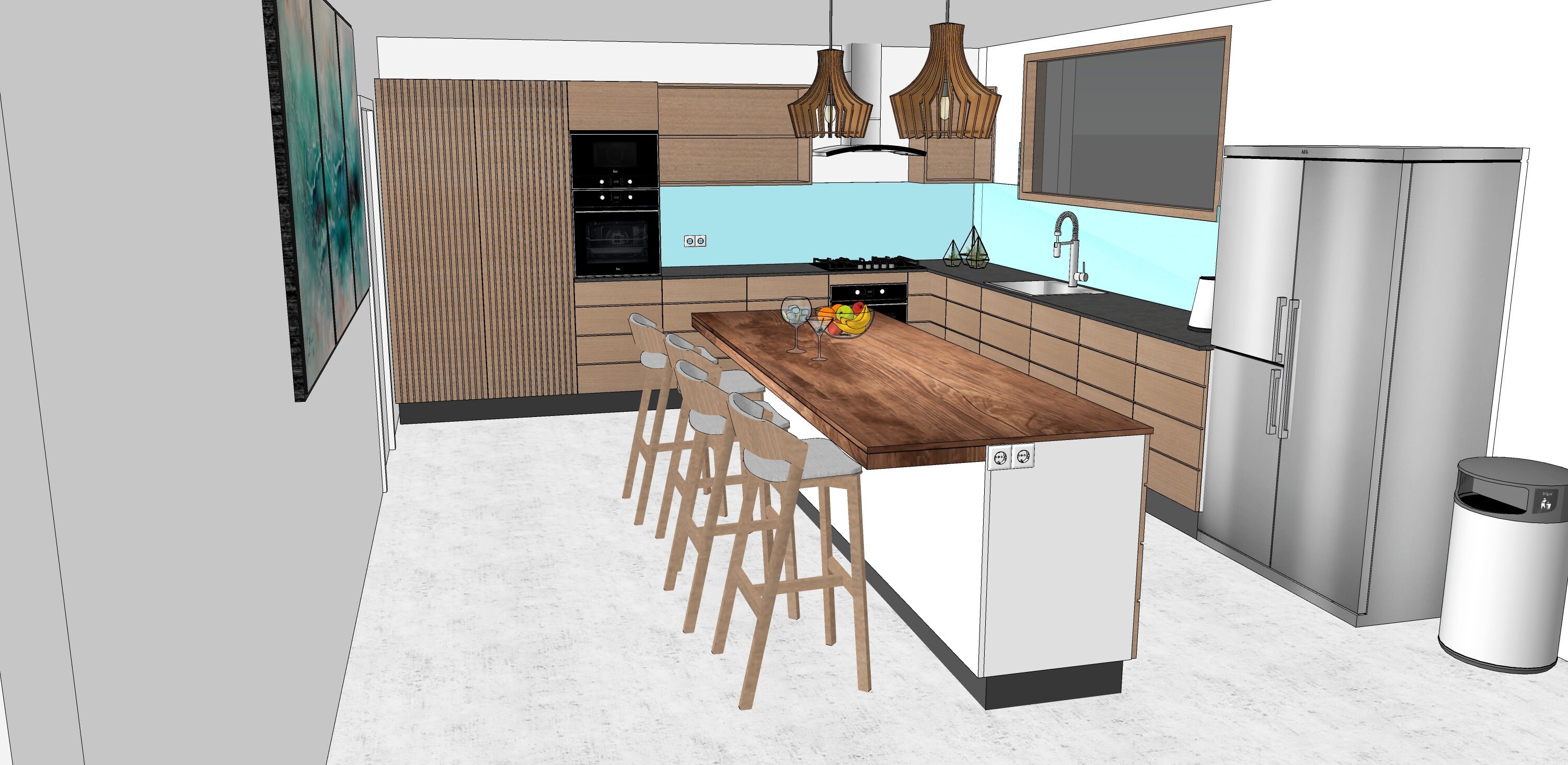 I Will Design Your Kitchen in 3D Based on Your Measurements | Custom ...