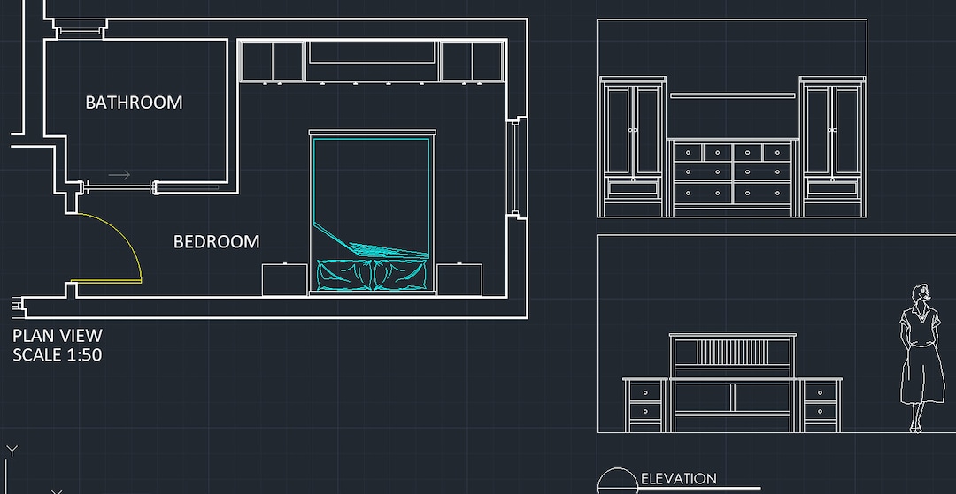 Ikea Hemnes Furniture 2D Autocad Blocks | Architectural Autocad Blocks | Interior Design Blocks ...