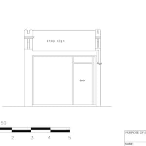 Shop Sign Autocad Blocks | Commercial Retail Templates (DWG & PDF) - Etsy