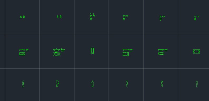 150+ Furniture 2D CAD Set 001 Inches & Millimeters | Architectural ...